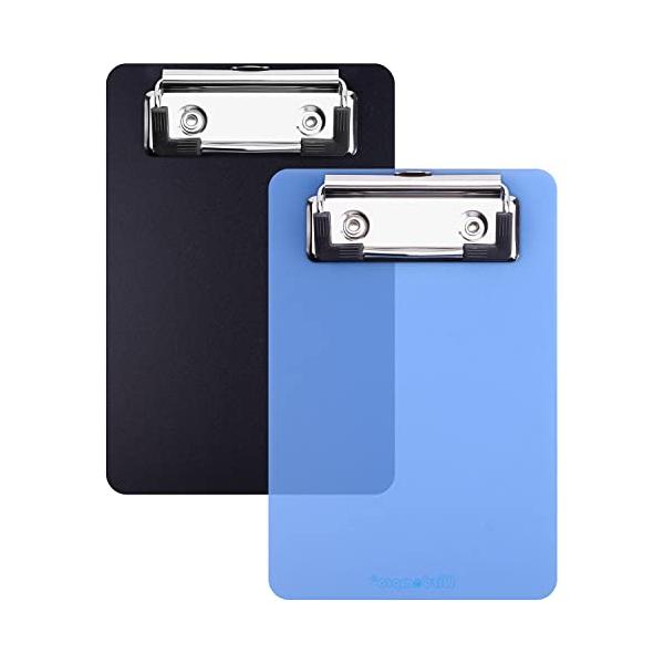 コンパクトブラック+ブルー/15 x 10 cm/W-PP-2xClipboard-4x6In-BlackBlue・Size:15 x 10 cmColor:ブラック+ブルー・パッケージ個数:2・サイズ縦150mm x 横100mm x 厚...