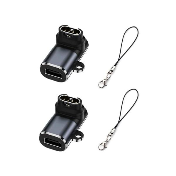 グレー/-/-・[USB-Cケーブルを専用充電器に変換]お手持ちのUSB-Cケーブルと組み合わせることで、Garminウォッチ用の充電ケーブルとしてご利用いただけます。Type-C対応の充電器やパソコンなど、さまざまな電源から給電がです。・...