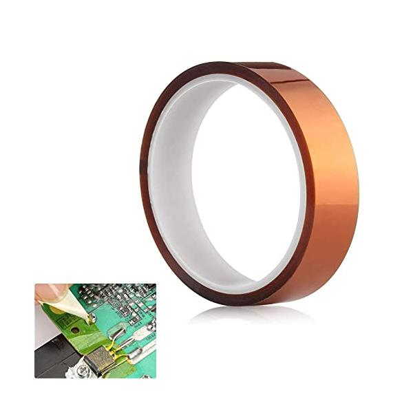 -/幅2CM/-・Size:幅2CM・パッケージ個数:1・√カプトンテープ規格：幅20mm×長さ33ｍ×厚さ0.05mm。・√ポリイミドテープ耐熱温度：250℃「連続耐温」、320℃「短期耐温」。・√絶縁テープ優れた粘着力：35N以上の高い...