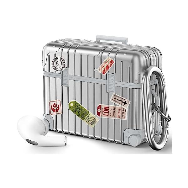 シルバー/Pro/Pro2　ケース/-・Color:シルバーSize:Pro/Pro2　ケース・対応機種このTPU+PCで作られたAirpods Pro ケースはAirpods Pro（2019/2022）両方対応しており、ご購入の前にあら...