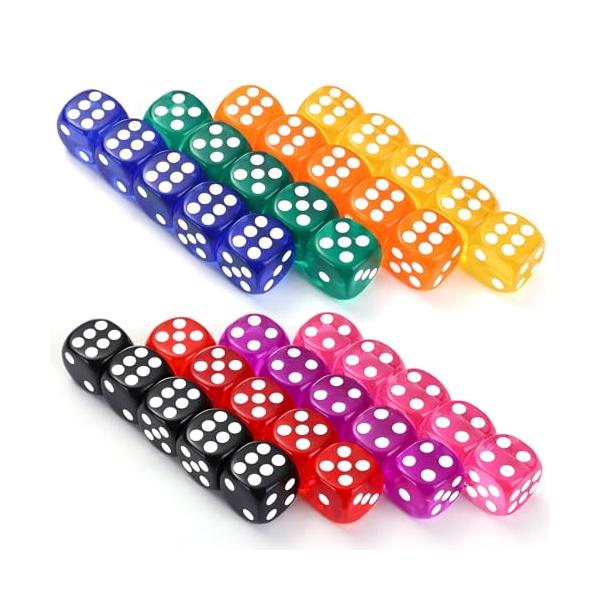 半透明 8色/14mm*14mm*16mm/-・Color:半透明 8色・カラフルなゲーム体験14mmのサイコロセットは8色あり、ゲームや教育プロジェクトのニーズや個人の好みに応じて選ぶことができます。・半透明のデザイン半透明のデザインは、...