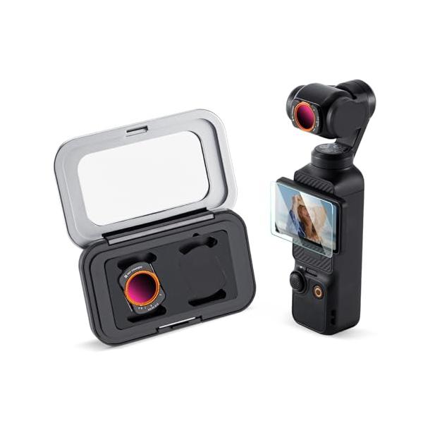 ND32-512・Style:ND32-512・パッケージ個数:1・D*I OSMO Pocket 3/4専用フィルターD*I OSMO Pocket 3/4専用に設計されたこのNDフィルターセットは、完璧なサイズでしっかりと固定できます。...