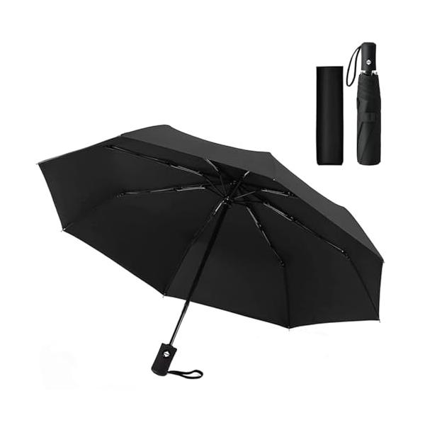 ブラック/小型/-・ワンタッチ自動開閉： ワンボタンで一秒開閉な自動開閉式を採用。荷物で両手がふさがっている時や車の乗り降り、子供を抱っこしている場面でも片手でスムーズに操作できます。雨の日の煩わしさを解消し、急な豪雨にも素早く対応。バッグ...