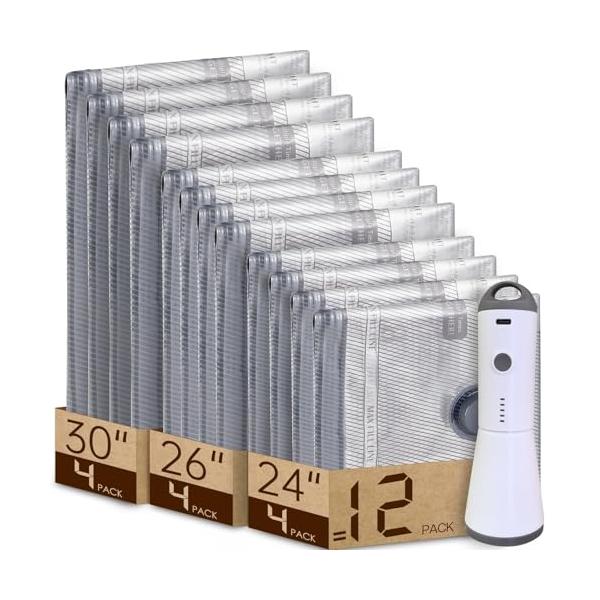 ?グレー/12枚+充電式ポンプ/CP-X7-4G-JP・Size:12枚+充電式ポンプ・パッケージ個数:1・わずか10秒で80%圧縮！ 当社の旅行用圧縮袋は電源や掃除機不要で、アウトドアでも迅速に圧縮できます．4000paの強大な吸引力によ...