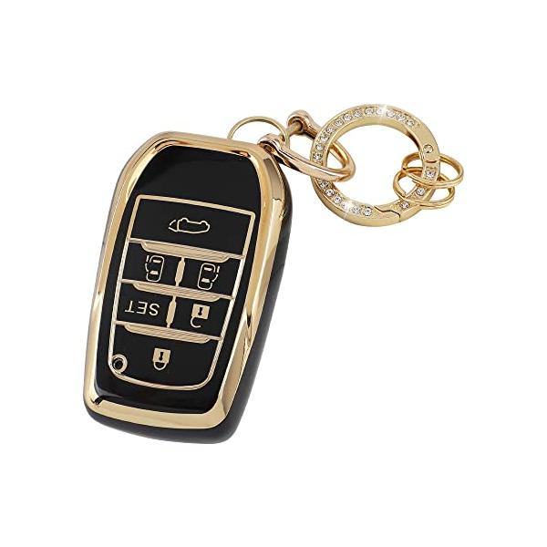 ブラック/S/-・Color:ブラック・手触りの柔らかいトヨタ専用キーケースはTPU素材を採用します。滑らかで柔らかい手触りで快適な使用感を実現しています。軽くて簡易な構造はご愛車のキーに新たなイメージチェンジをもたらします。実感があるキー...