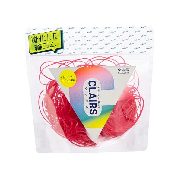 レッド ( 赤 )/＃１６/GGS-N-30RD・Color:レッド ( 赤 )・パッケージ個数:1・いつもの輪ゴムを彩りゆたかに、楽しく・かわいく、オシャレに使っていただきたい！・紫外線(UV)に強い・キレイな透明感・劣化しにくい・熱に強...