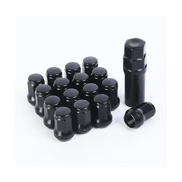 商品仕様ブラックホイールナット・全長:約35mm・HEX:19mm・ネジサイズ:M12x1.5・座面テーパー角:60度。・耐錆性ホイールナットは優れた耐錆性を備えており、悪天候や道路条件にも耐えられます。車の外観を美しく保ち、長期間の使用に...