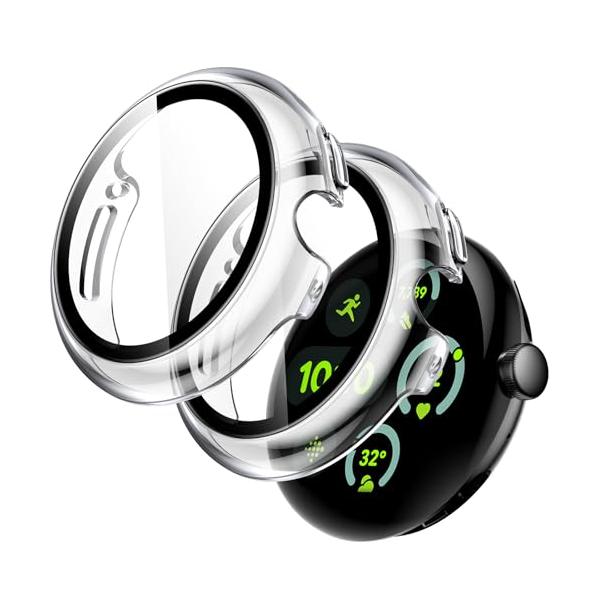 クリア/クリア/Google Pixel Watch 3/2/1 41mm/376DA・Color:クリア/クリア・パッケージ個数:2・[互換性] Google Pixel Watch 3/2/1 41mm用に設計されています。注：Goog...