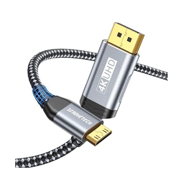 DP-MiniHDMI-/2 M/-・Size:2 MStyle:DP-MiniHDMI・高品質 DisplayPort to Mini HDMI ケーブル: DisplayPortデバイスとMini HDMIデバイスを安定して簡単に接続、...