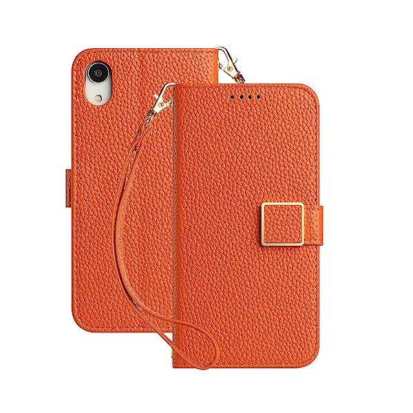 財布型オレンジ/iPhone XR/-・Size:iPhone XRColor:オレンジ・対応機種iPhone XR (6.1)専用！対応機種を間違いないようにご購入お願い申し上げます。・カード収納とスタンド機能ケース動画視聴に便利なスタン...