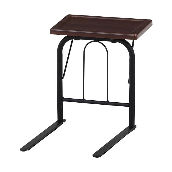 テーブル付きブラウン/小型/61983・Color:ブラウンStyle:テーブル付き・パッケージ個数:1・サイズ： 幅29.5×奥行54×高さ32cm・本体重量:1.85kg・材質：構造部材：金属（鋼）　表面加工：エポキシ樹脂塗装　天板：合...