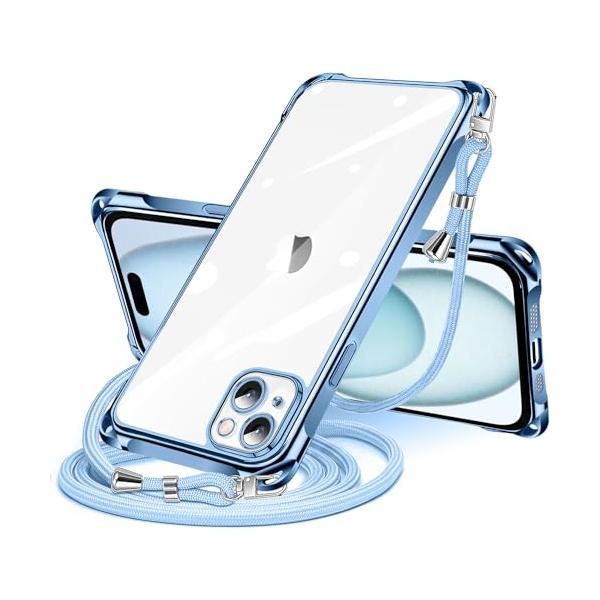 ブルー/iPhone 14/-・Size:iPhone 14Color:ブルー・対応機種本機によって精密に設計に基づいて、細かいところにもちょうどよく、穴位置も正しく、すべてのスピーカー、ポート、ボタンは使いやすいです。（ご注意：ご購入前機...