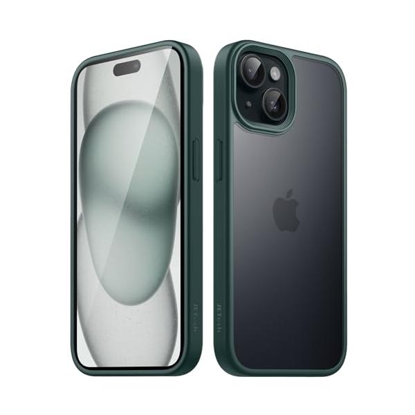 濃い緑色/-/5505-CS・Color:濃い緑色・[スリムプロファイル] iPhone 15 Plus 6.7インチ専用です。注：iPhone 15 / 15 Pro / 15 Pro Maxには対応していません。美観と保護性を考慮してい...