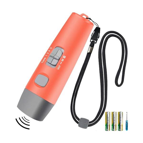 オレンジ色/-/-・Color:オレンジ色・ワンプッシュで簡単、衛生的ワンプッシュするだけの簡単操作です。大人でも子供でも同じように鳴らせます。電子ホイッスルは口をつけないので、使い回しても衛生的です。・3段階の音量調整低音、中音、高音の3...