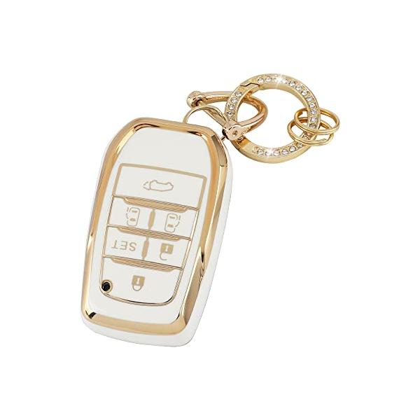 ホワイト/S/-・Color:ホワイト・手触りの柔らかいトヨタ専用キーケースはTPU素材を採用します。滑らかで柔らかい手触りで快適な使用感を実現しています。軽くて簡易な構造はご愛車のキーに新たなイメージチェンジをもたらします。実感があるキー...