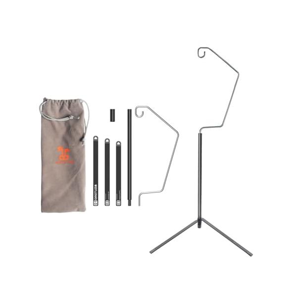 製品仕様：外形寸法：416mm×207mm×186mm（展開時）、重さ：63g。・高品質合金製素材：スタンドは取り外しなアルミ三脚とステンレスフックで構成され、丈夫で耐摩耗性があり、傷つきにくく、長期間使用できます。上部ステンレスフック、安...