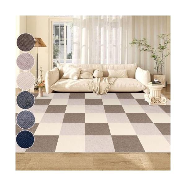 モダンアイボリー＆ベージュ＆ブラウン/30*30*0.5cm 30枚/30XZFKIVBEBR30X30・Size:30*30*0.5cm 30枚Color:アイボリー＆ベージュ＆ブラウン・1.厚さ25%UP、柔軟防音で周囲と身の回りを守る...