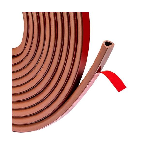 ブラウン/14mm*12mm*6M-D型/-・Size:14mm*12mm*6M-D型Color:ブラウン・パッケージ個数:1・高品質の材質 素材は雪や雨、水、湿気に強い発泡シリコーンゴム素材を採用しており、ウレタンタイプのように ボロボロ...