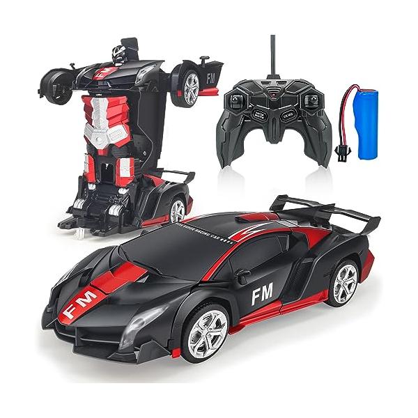 黒い+赤い黒い+赤い/-/-・Style:黒い+赤い・『多機能ラジコンカー』リモコン操作＆360°回転できます。40mHz赤外線リモコンを搭載し、リモコンカーの左右方向や360°回転もコントロールできます。小回りできる室内遊びに最適のラジコ...