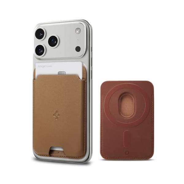 スリムブラウン/2枚入り/AFA03854・Size:2枚入りColor:ブラウン・パッケージ個数:1・対応機種iPhone 17/16/15/14/13/12シリーズ、およびMagSafe対応ケースを装着したPixel（Pixel 10/...