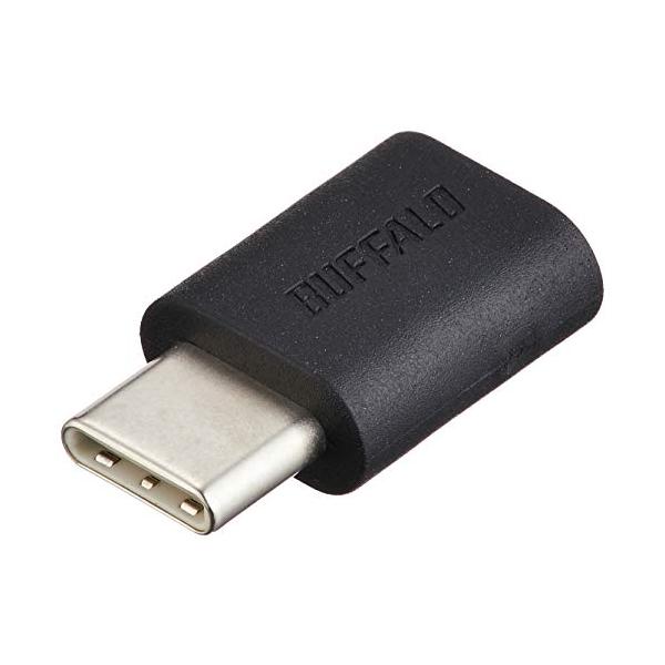 ブラック/変換アダプタ/BSMPCADC100BK・Size:変換アダプタ・パッケージ個数:1・■コネクター形状:USB Type-C(オス)/USB microB(メス)、56kΩレジスタ実装・■寸法(アダプターサイズ(幅×高さ×奥行))...