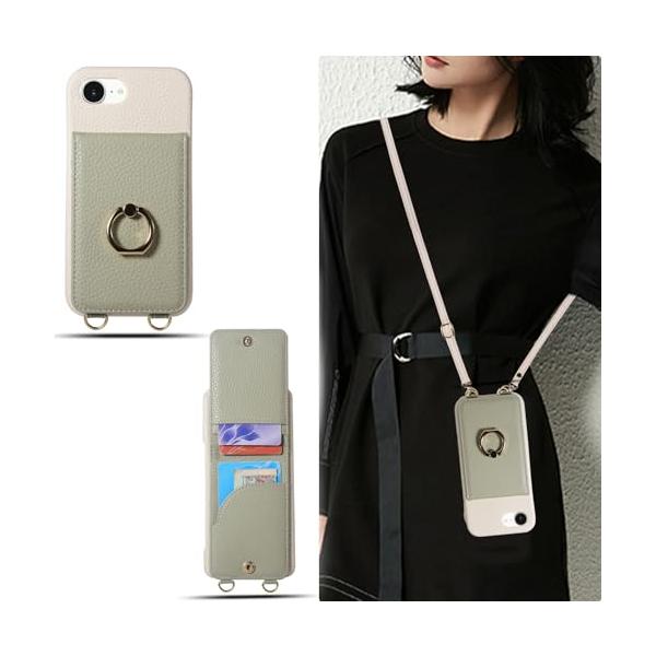 グリーン ホワイト/iphone 16e/LIKGUS・Size:iphone 16eColor:グリーン ホワイト・対応機種： ショルダー 肩掛け 商品のお色は撮影時の環境、ディスプレイの発色などにより実物と多少の違いが生じることがござい...
