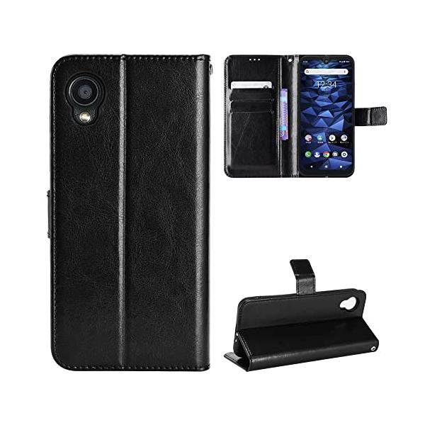 手帳型ブラック/Y37-DIGNO BX2/-・Size:Y37-DIGNO BX2・対応機種：For 京セラ KYOCERA DIGNO BX2 A101KC 用の 手帳型 ケース。・特徴駐車券、名刺に便利なカードスロット、小銭など挿入サ...