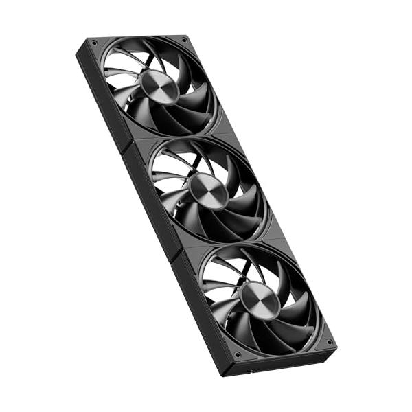 黒い-/360*120*25mm/U3K3-direct jp・Style:黒いSize:360*120*25mm・パッケージ個数:1・ALL-IN-ONE 冷却ファン配線はスッキリ：連結式ケーブル設計のPCケースファンは、各冷却ファンの端...