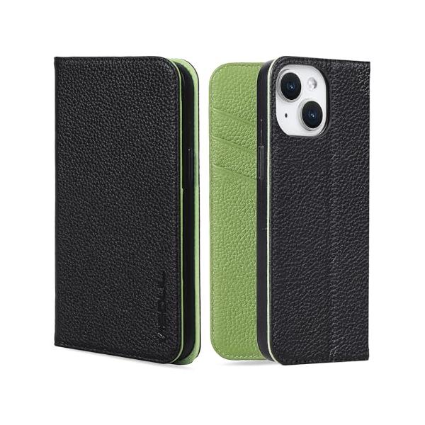 ビジネスグリーン/iPhone 14/-・Size:iPhone 14Color:グリーン・携帯ケース対応機種iPhone14 (6.1インチ、)★対応機種と画面サイズをよくご確認のうえ、ご購入いただけますようお願い致します。・多機能：収納...