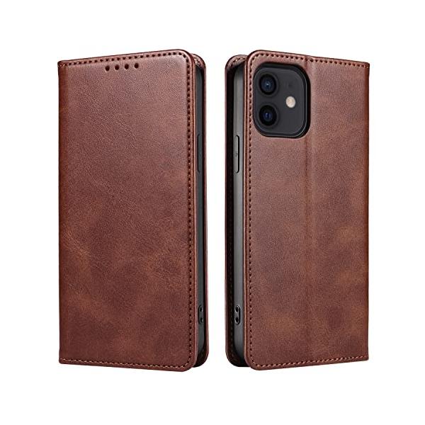 手帳型ブラウン/iphone12/12pro/iphone 12/12pro・Size:iphone12/12proColor:ブラウン・適用型番iphone 12/12pro ケース 手帳型。★機種と画面サイズを確認して購入してください。...