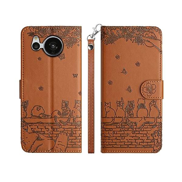 手帳型Brown/ブラウン/AQUOS sense7/CATJP-SP-SS7-ZON・Size:AQUOS sense7Color:Brown/ブラウン・?対応機種: AQUOS Sense7 対応! (※必ず機種をお確かめの上ご注文下さ...