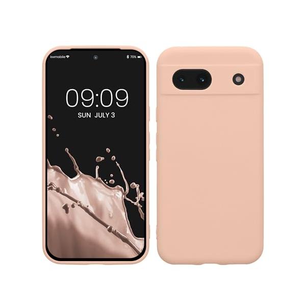 ココナッツミルク/-/Coconut Swirl・Color:ココナッツミルク・ぴったり: Google Pixel 8a対応・ソフト&amp;柔軟: スリムで軽いTPUシリコン製保護カバーが、あなたのスマホを柔らかくて頑丈なシリコーンで安...