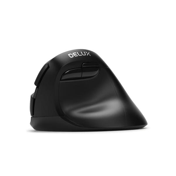 ブラック-単三電池/-/M618MINI・Color:ブラック-単三電池・人間工学に基づいた縦型デザイン コンパクトなミニサイズ、自然な握手デザイン、手のひらの縦型スロープデザイン、肌に優しい素材で、人間の手の構造にフィットします; 親指用...