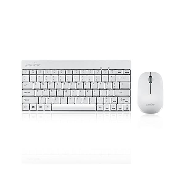ホワイト/-/11261・Model:11261・パッケージ個数:1・ワイヤレスキーボード・マウスセットワイヤレス 2.4Ghz テクノロジー採用キーボード・マウスセット最大受信範囲10ｍ英語配列・コンパクトサイズ限られたスペースを有効に活...
