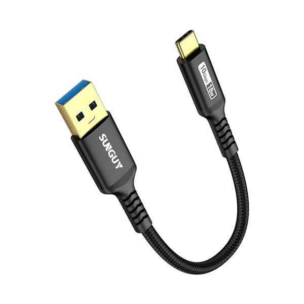 ブラック/0.15m/B104・Size:0.15mColor:ブラックNumberOfItems:1・?Gen2 10Gbps 超高速データ転送SUNGUY USB 3.1 type c ケーブルは、最大10Gbps高速データ転送をサーポ...