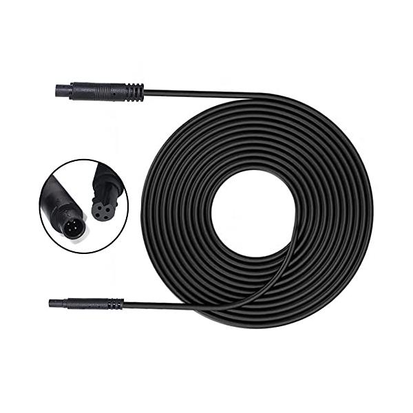 ・ブラック  ・セット内容：1セット カラー：ブラック 長さ：3Ｍ 仕樣：4ピンタイプ・4PIN延長ケーブルで、長さが3Ｍのリアビューカメラ用延長ケーブルです。12V/24V電源コンセントに差し込むことができます。リバースカメラケーブルを注...