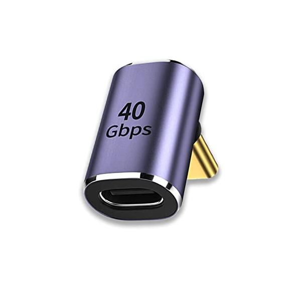 二番透明/-/-・Style:二番・パッケージ個数:1・標準のUSB4アダプターは、40Gbpsに完全対応したUSB Cアダプターで、Thunderbolt4ケーブル用に設計されている。データてんそう速度は40Gb / sでｍ動画や写真、フ...