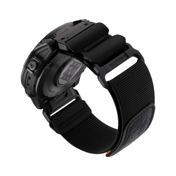 ミリタリー。ブラック/L/B98EU-GMF22-DGX-Black-L・Size:LColor:ブラック・対応機種 ガーミン ベルト22mm 対応モデル：Fenix 8 &amp; 8 Pro 47mm/7/7 Pro/6/6 Pro/5...