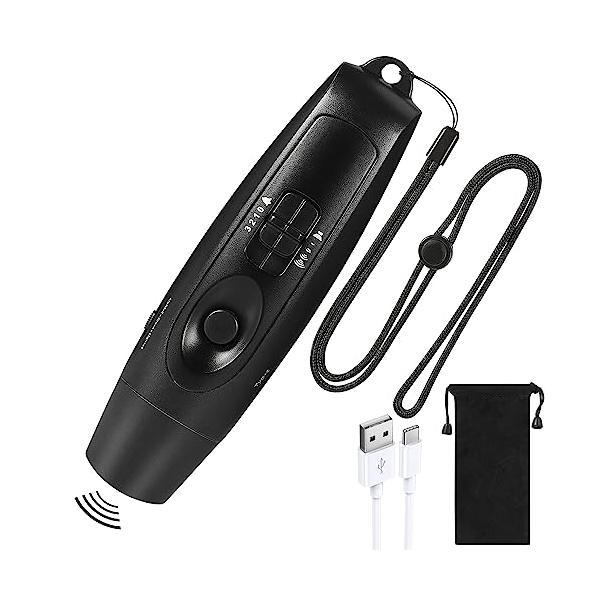 ブラック/-/-・Color:ブラック・便利なUSB充電式電子ホイッスル1200mAh大容量の充電電池を内蔵し、便利なUSB充電方式を採用しており、車載充電アダプタ、パソコンなどの電子機器でも簡単に充電ができ、頻繁に電池もしないです。・3段...