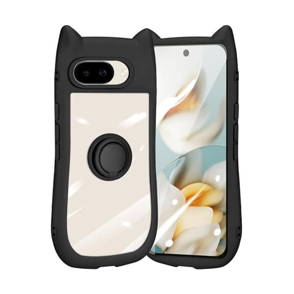 ブラック/Pixel 9A/-・Size:Pixel 9AColor:ブラック・対応機種・一体型設計各ボタンはスマホに従って精密設計され、端末にピッタリとフィット。スピーカー、カメラ、ホームボタンそして他の部位は完璧にカットアウトして、各穴...