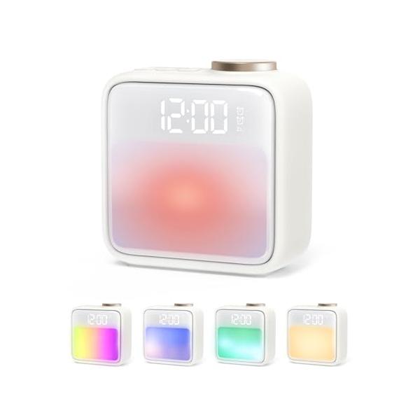 モダンホワイト-NEW/普通/目覚まし時計 K660・Color:ホワイト-NEW・最新アップグレード版アップグレード版は部品が最適化され、待機時間が大幅に延長されました。さらに、いくつかの機能にもアップデートが加えられています。例えば、最...