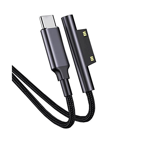 -/2M/-・Size:2M・注意45w、15v以上のPD機能を付きの充電器を必ず使用してください。充電のみ対応、データ伝送やHDMIビデオ出力はできません。・高速充電Typec-Surface PD高速充電、15V/12V対応15V4A。...