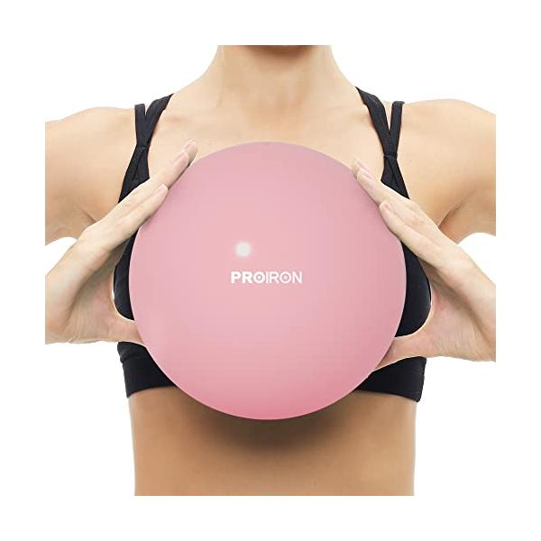 ピンク/25cm/-・Color:ピンク・サイズ: 最大直径25cm、重量180g、厚さ1mm、耐荷重100kg・セット内容: エクササイズボール本体、空気入れストロー1本、栓ピン2本、栓抜き1本・安全性と防爆性: 子供から高齢者まで安全に...