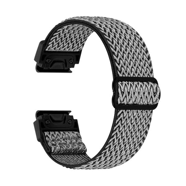 トロピカルグレー/-/GMF7-Gray-Belastic05・Color:グレー・22mm 対応機種Garmin Fenix 8 47MM/Garmin Fenix 7 Pro Solar / Garmin Approach S70 47...