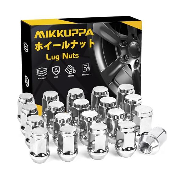 シルバー/M12X1.5 20個セット/-・Size:M12X1.5Color:シルバー・商品仕様：シルバーナット、ネジ規格：M12×P1.5、二面幅：19mm、全長：約35mm、ベース幅：23mm、60°テーパー座、20個セット・互換タイ...