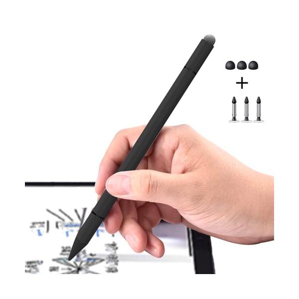 ブラック/-/130B-3in1Pen・Color:ブラック・3Wayモデル＆式ペン先。スタイラスペン、3種類のペン先を採用し、円盤状ペン先、シリカゲルペン先、ボールペン。タブレット ペン、透明な円盤状のペン先、狙ったポイントにタッチでき、...