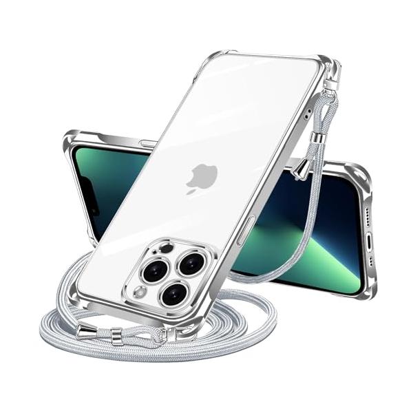 シルバー/iPhone 14 Pro Max/-・Size:iPhone 14 Pro MaxColor:シルバー・対応機種本機によって精密に設計に基づいて、細かいところにもちょうどよく、穴位置も正しく、すべてのスピーカー、ポート、ボタンは...