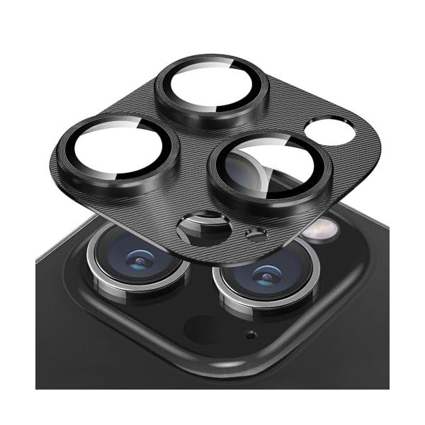 ブラック/iPhone 14 Pro / 14 Pro Max/-・Size:iPhone 14 Pro / 14 Pro MaxColor:ブラック・高級感 3D全面保護ガラス製と違って、本製品はアルミニウム合金＋強化ガラス製、iPhon...