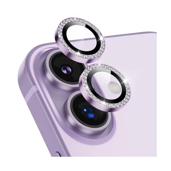 パープル/iphone 17用/-・Color:パープルSize:iphone 17用・対応機種・貼付け超簡単iPhone 17専用カメラレンズプロテクター。フィルム接着面にはナノ静電吸着技術を処理され、位置を合わせて置くだけで簡単に貼り付...