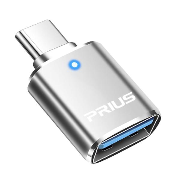 ・シルバー Small PriusSilver・・Color:シルバー・??ワンタッチ簡単接続 トヨタ 新型プリウス ZVW60 ZVW65 MXWH60 MXWH65 60系 専用のUSB-C to USB Type-A変換アダプターは、...
